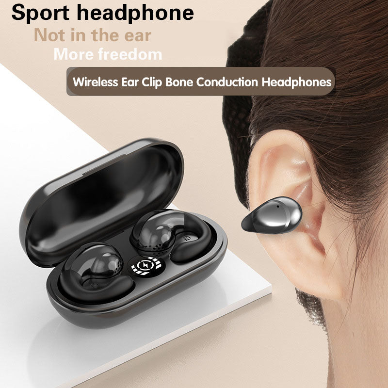 Wireless Ear Clip Bone Conduction Headphones – charnent